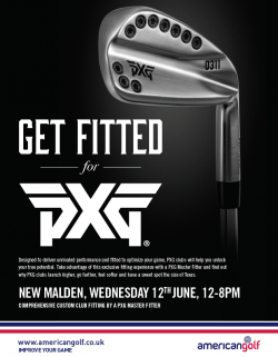 PXG Fitting - June 12 - World of Golf London : World of Golf London